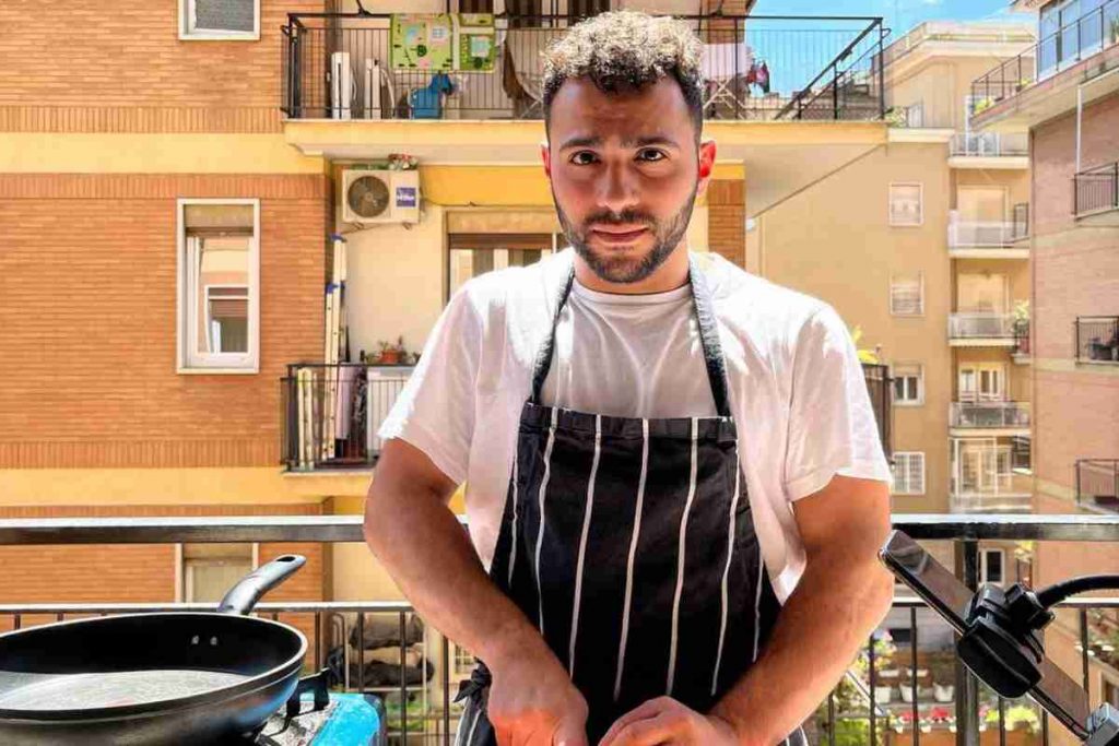 Chi è Ruben, lo chef romano che cucina dal balcone di casa: sui social ...